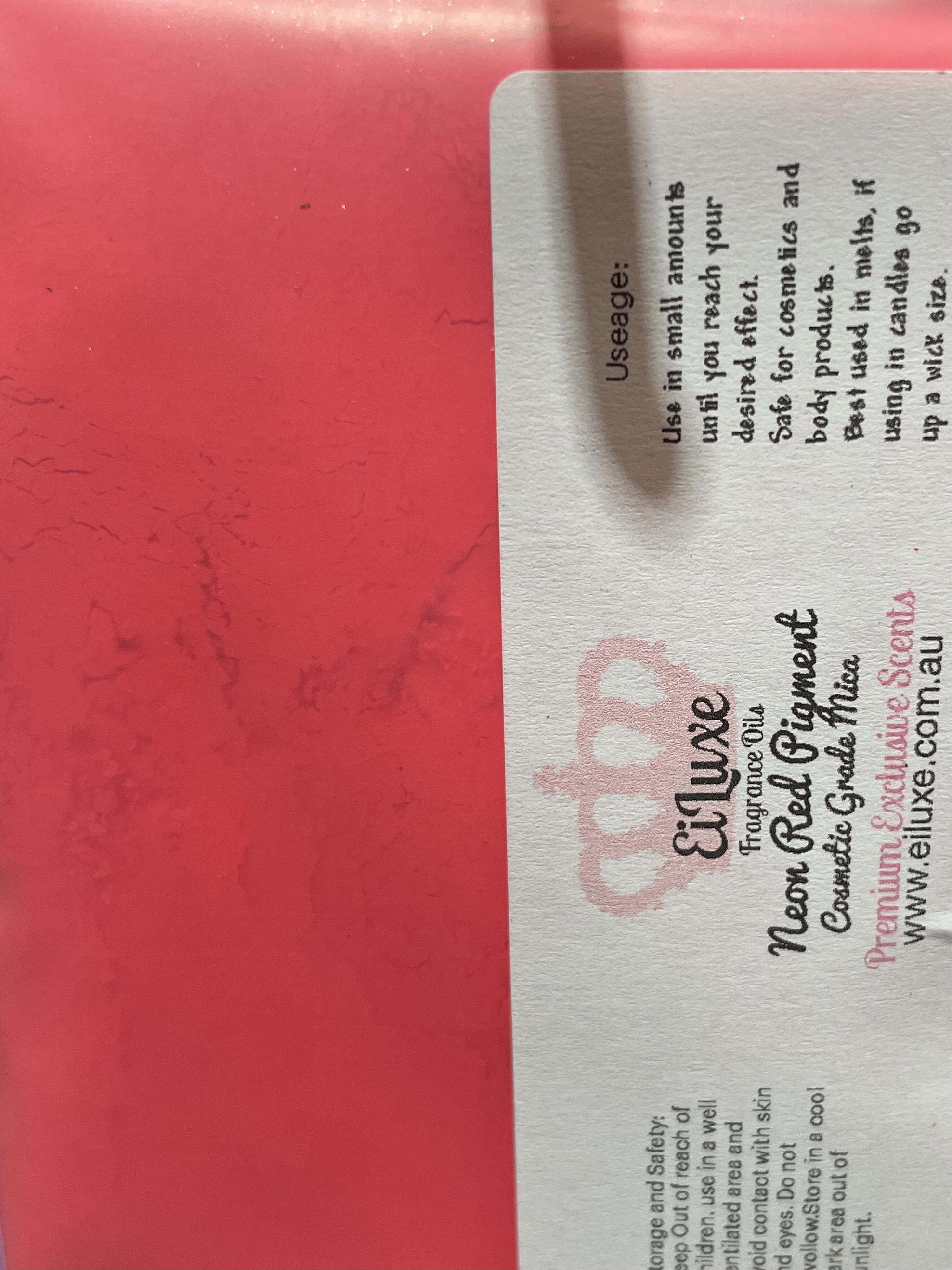 Neon Red Pigment ws13 – EiLuxe